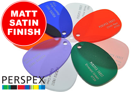5mm Thick Clear Frosted Perspex Sheets
