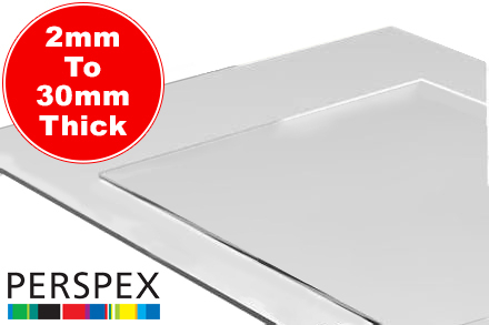 Clear Acrylic Blocks 25mm Thick | Clear Perspex Sheets